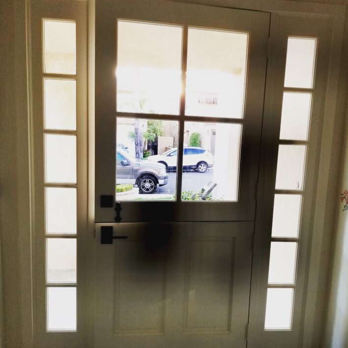 Damask Stamped Windows - The Original Wall Stamp